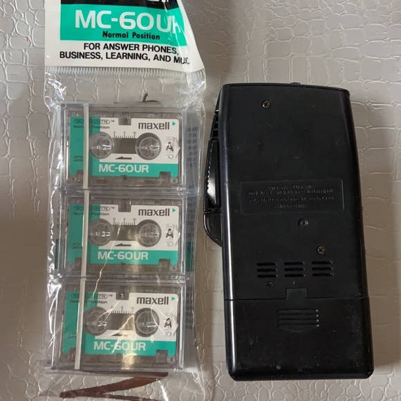 Olympus | Office | Vintage Olympus S70 Microcasette Recorder Wtapes ...